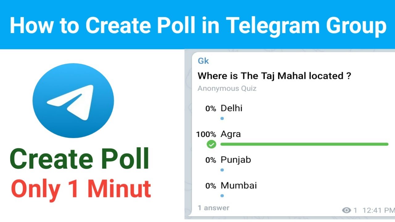 How To Create Poll In Telegram Group YouTube How To Create Poll In Telegram Group YouTube