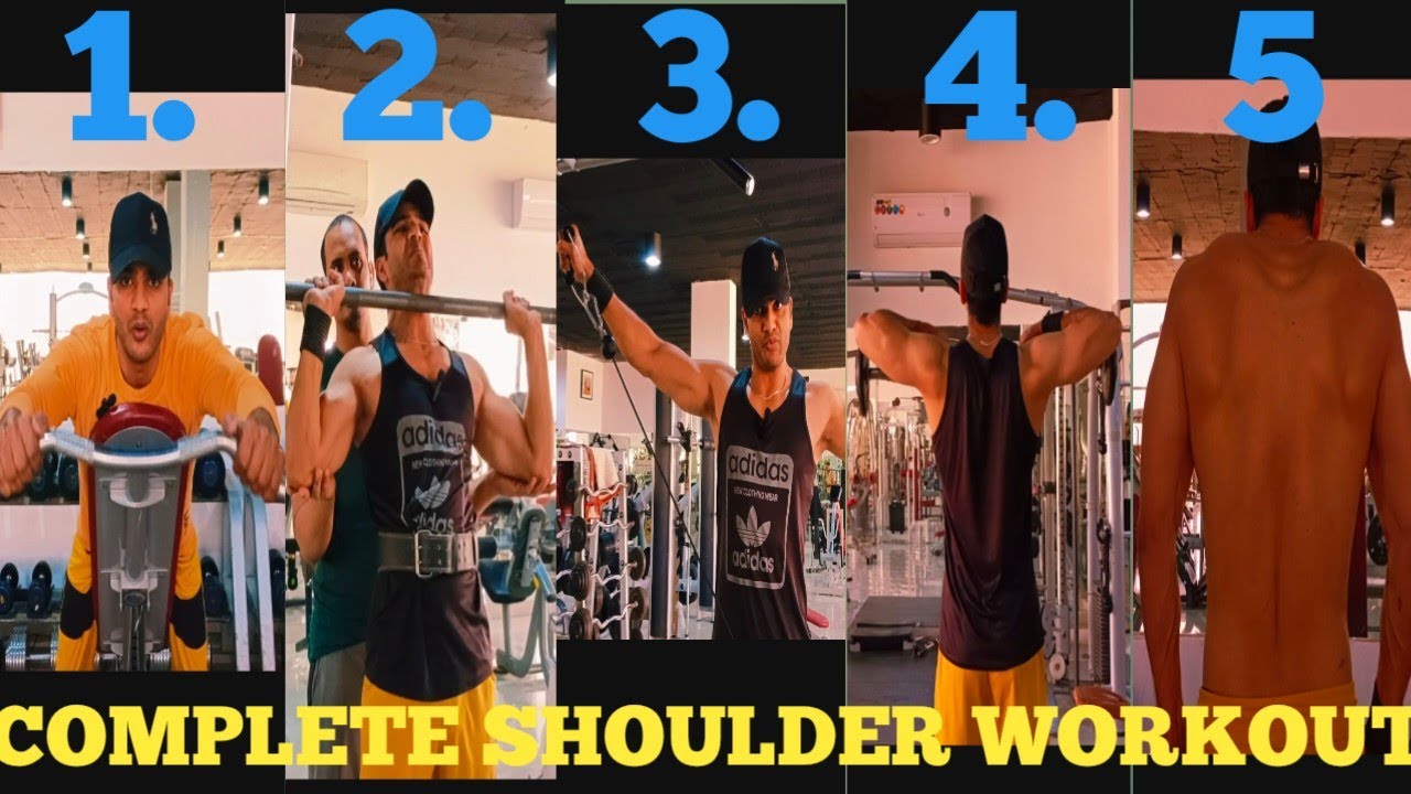 Complete Shoulder Workout | Shoulder की सबसे अच्छी वर्कआउट #fitness ...