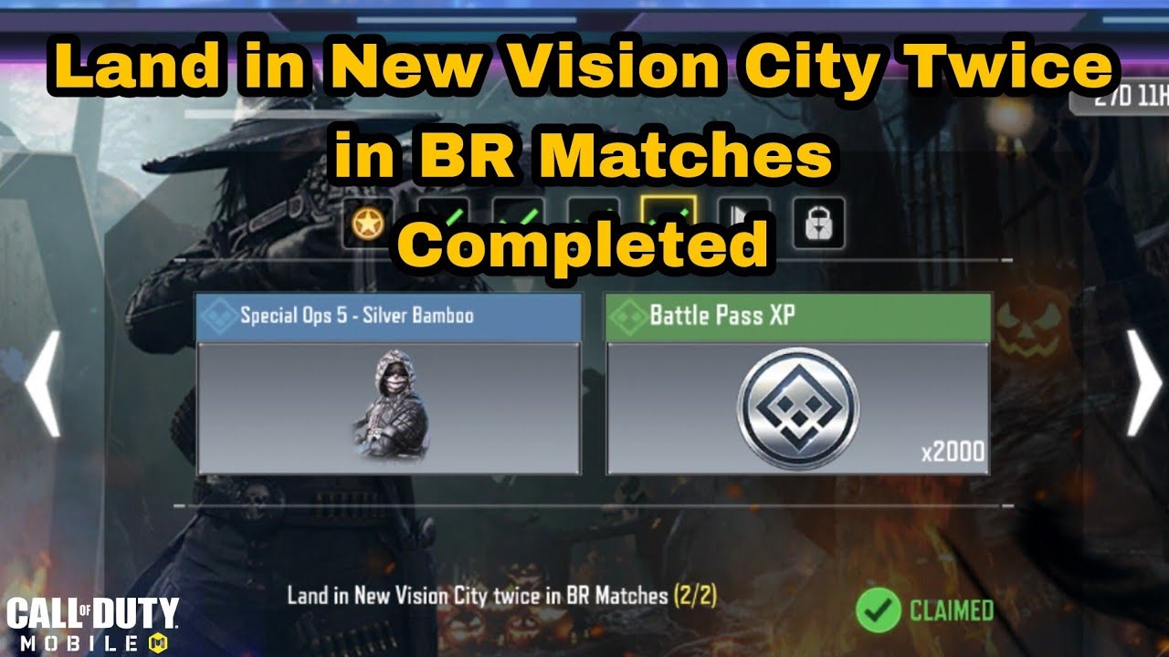 Land in New Vision City twice in BR Matches Cod Mobile - YouTube