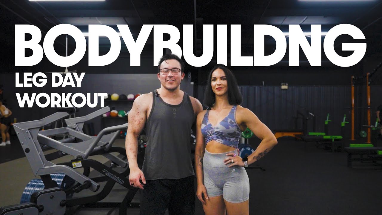 Intense Leg Day Workout & Prep Update - WEEK 9 OF PREP - YouTube