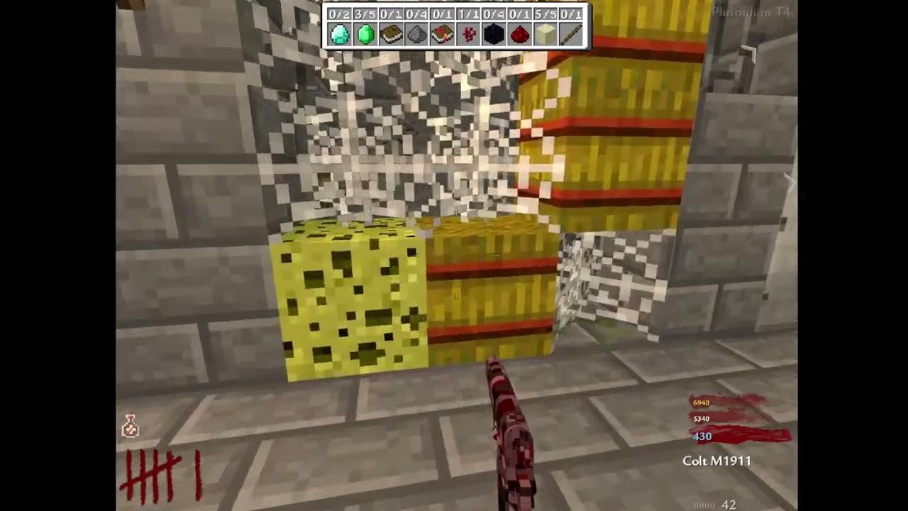 Cod waw plutonium zombies minecraft - YouTube