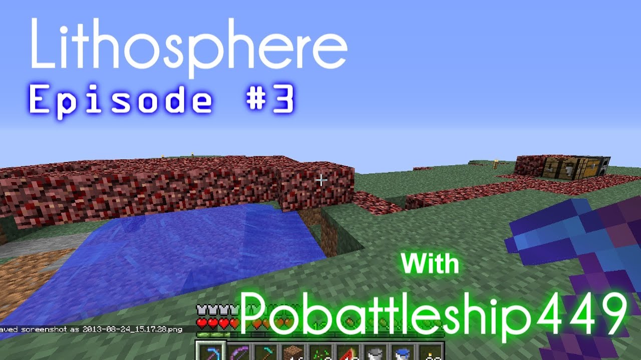 Lithosphere! Minecraft! EP3! This Means WAR!!!!!!!! - YouTube