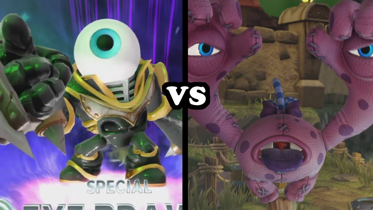 Skylanders Trap Team - Eye-Brawl VS Eye Five - YouTube