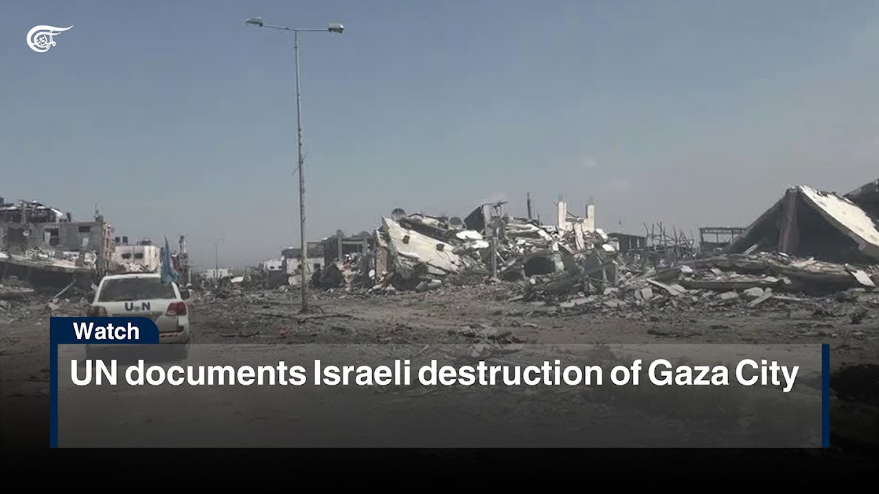 UN documents Israeli destruction of Gaza City - YouTube