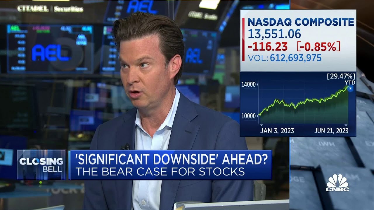 Stock market still has 'material' downside despite recent rally, says Cantor's Eric Johnston ...