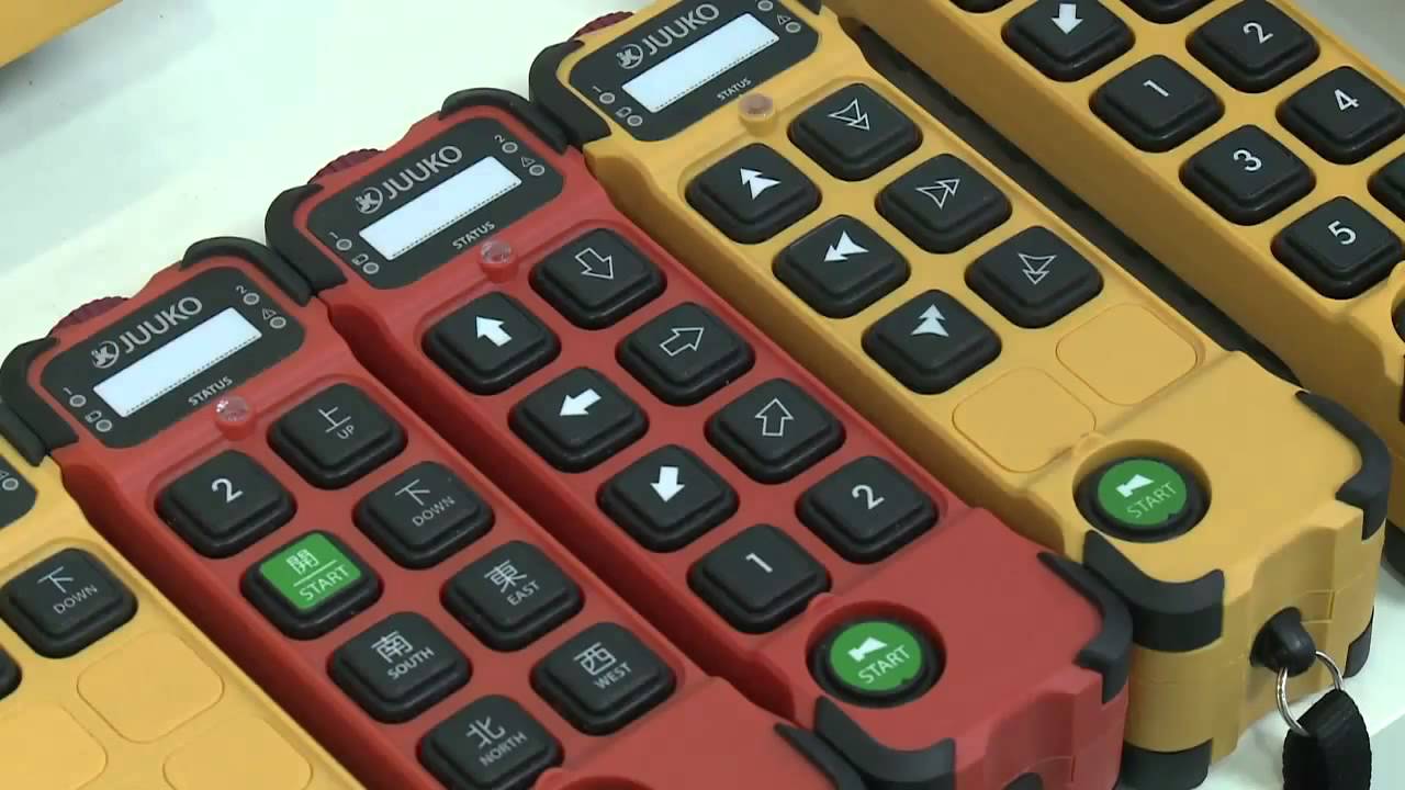 JUUKO industrial radio remote control C series remote control YouTube ...
