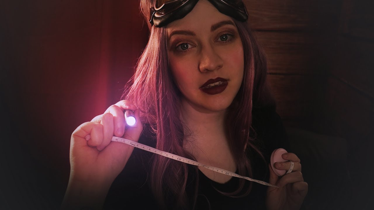 ASMR / Creature Expert Examines You (measuring, focus tests, etc) - YouTube