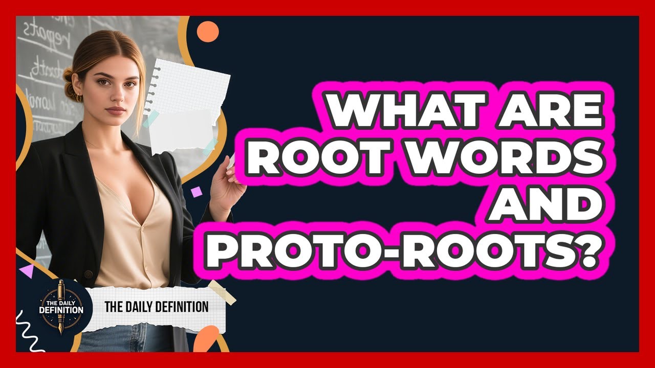 What Are Root Words And Proto-roots? - The Daily Definition - YouTube