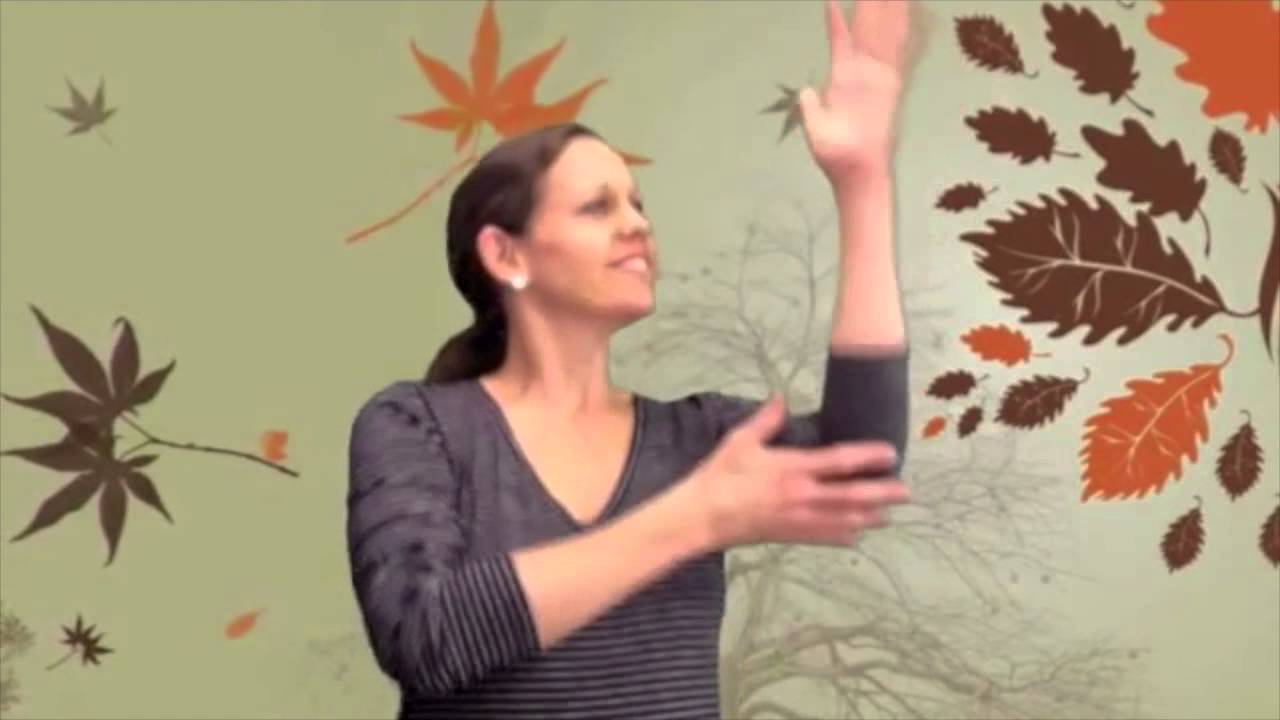 Fall ASL Poem - YouTube