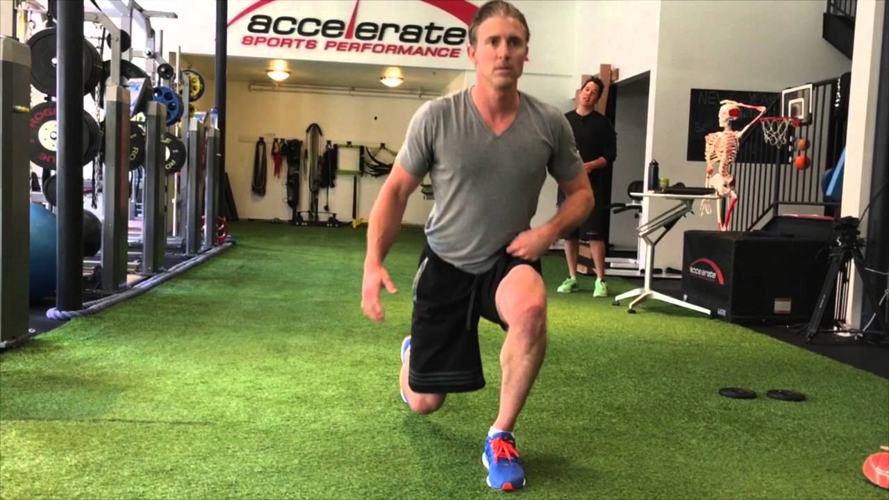 Knee Tuck to Forward Lunge and Superior Reach - YouTube