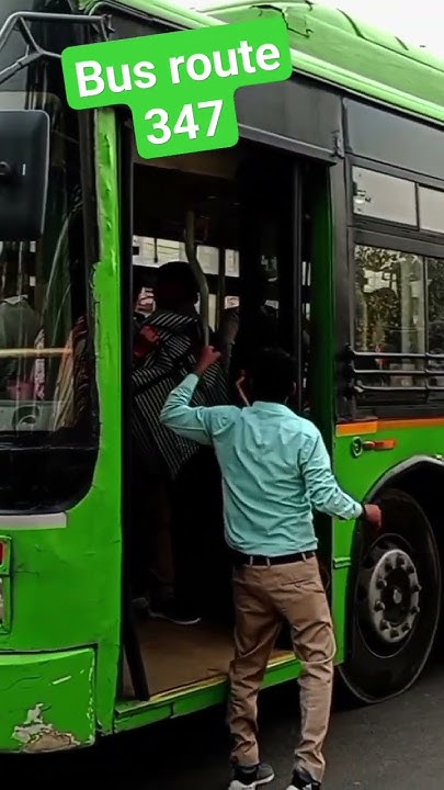 Bus route 347 I.S.B.T. Kashmere Gate to Noida sector 34 #non_ac_bus - YouTube