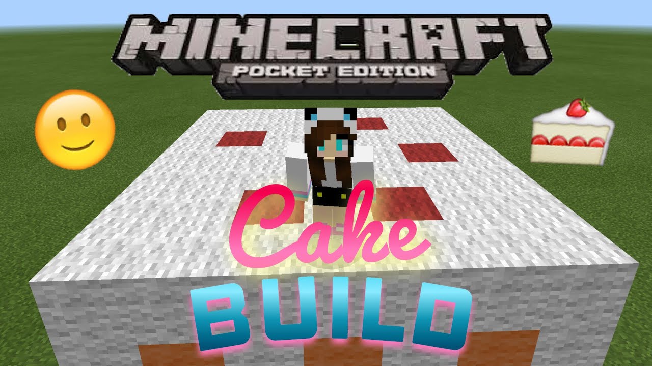 Minecraft Cake Build - YouTube