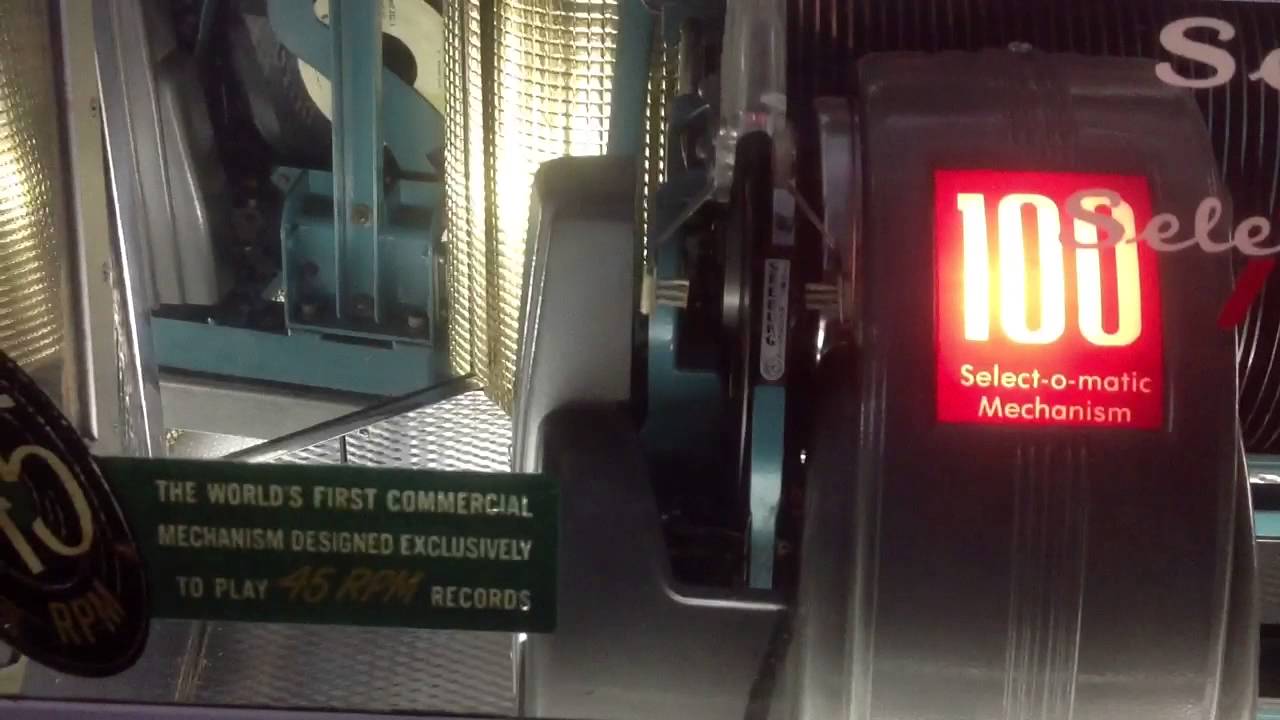 1951 Seeburg 100 B Jukebox - YouTube