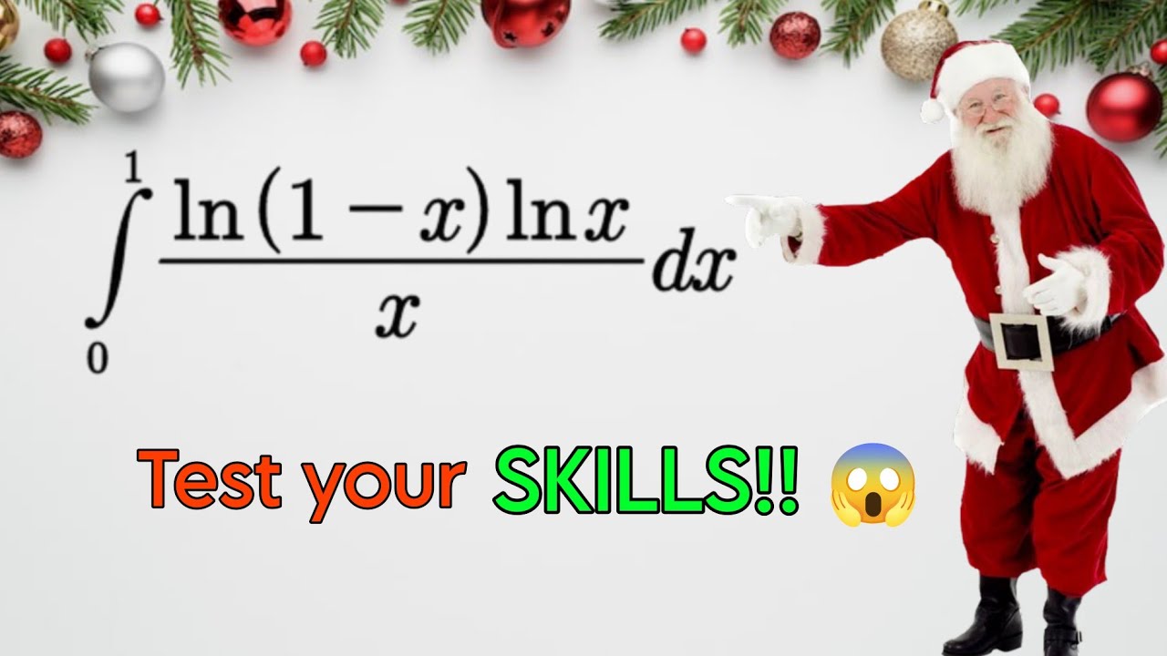 MERRY CHRISTMAS | Integral Challenge - YouTube