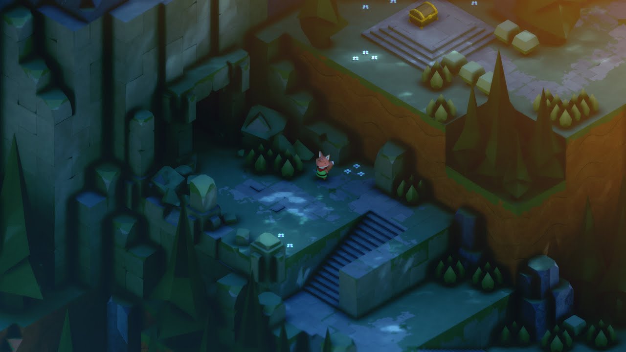 TUNIC Ambience - East Forest (Night) - 1 Hour - YouTube