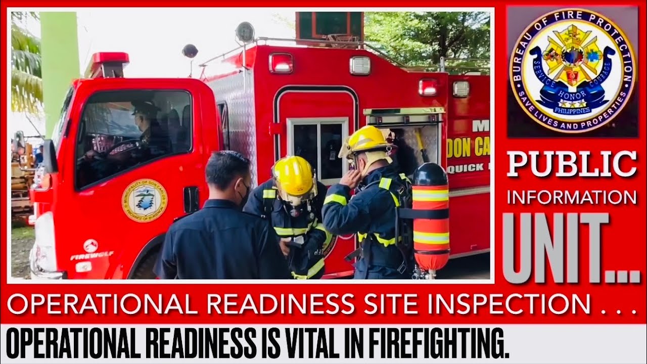 THE INSPECTION : Operational Readiness is vital in firefighting. - YouTube