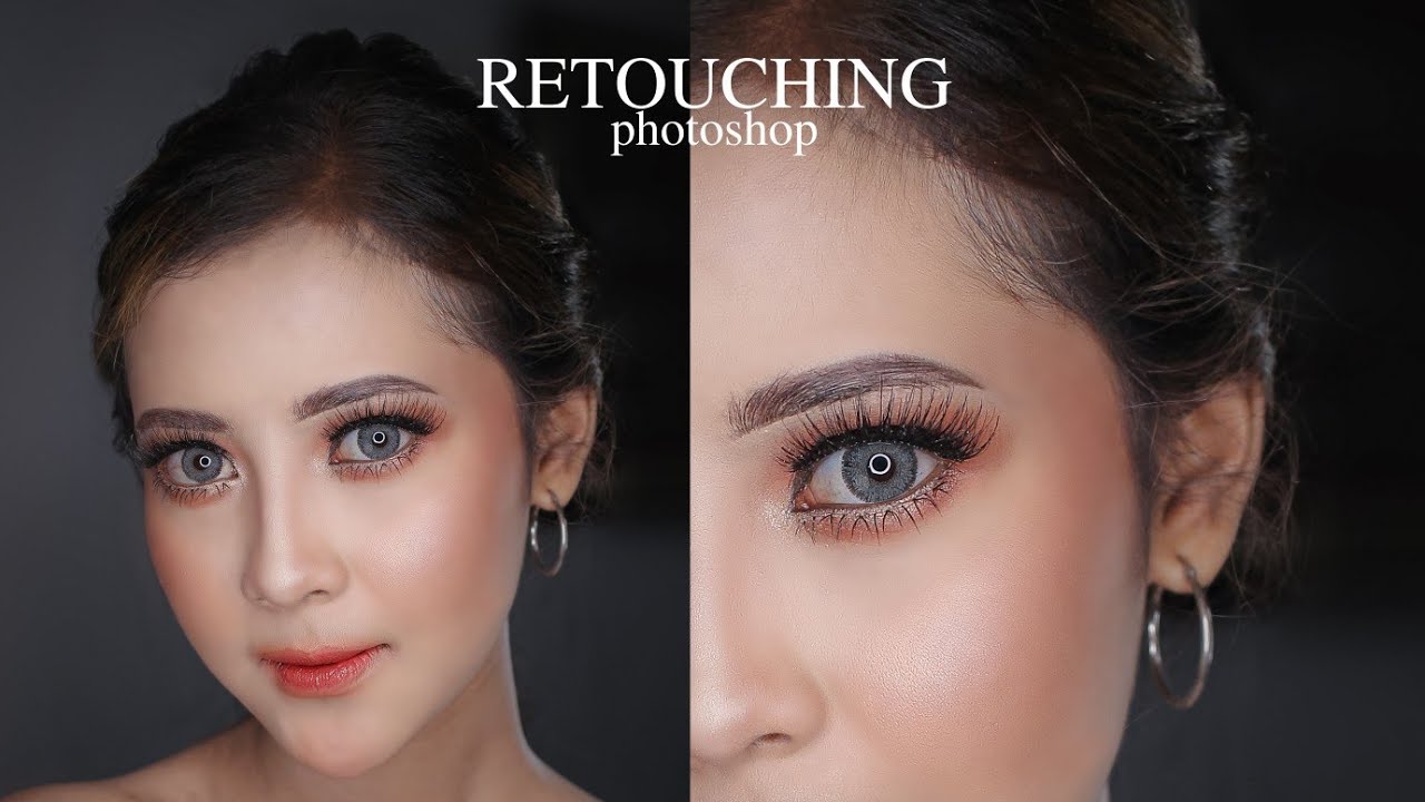 Tutorial skin retouching dengan mudah photoshop , retouch kulit jeruk # ...