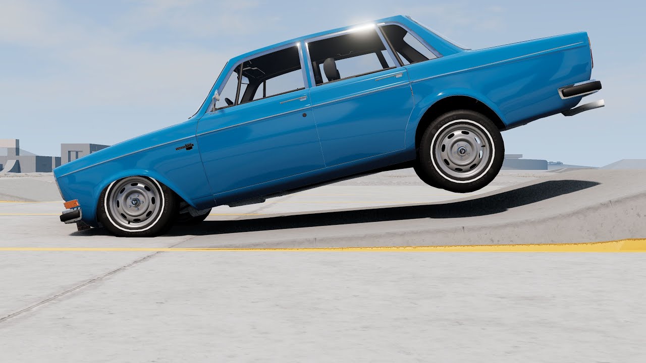 BeamNG Drive - Volvo 140 Series Suspension Testing - YouTube