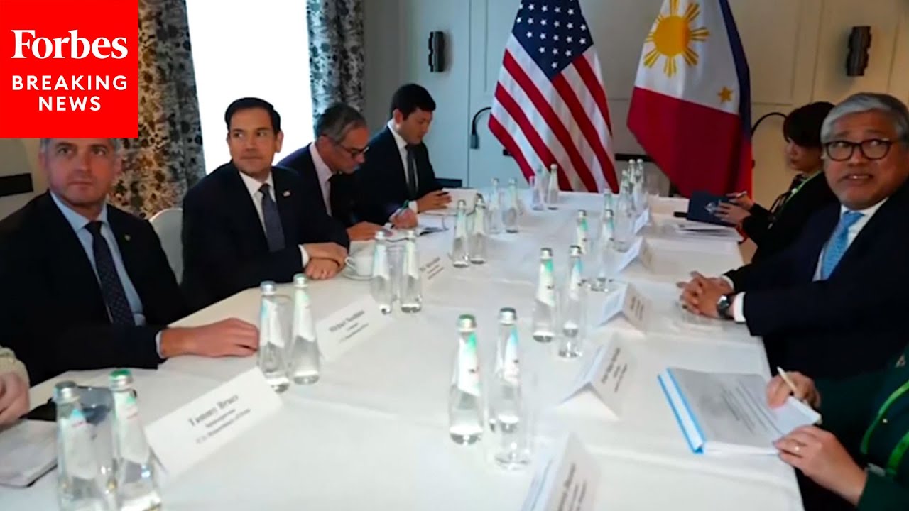 Secretary Of State Marco Rubio Meets With Turkish FM Hakan Fidan At ...