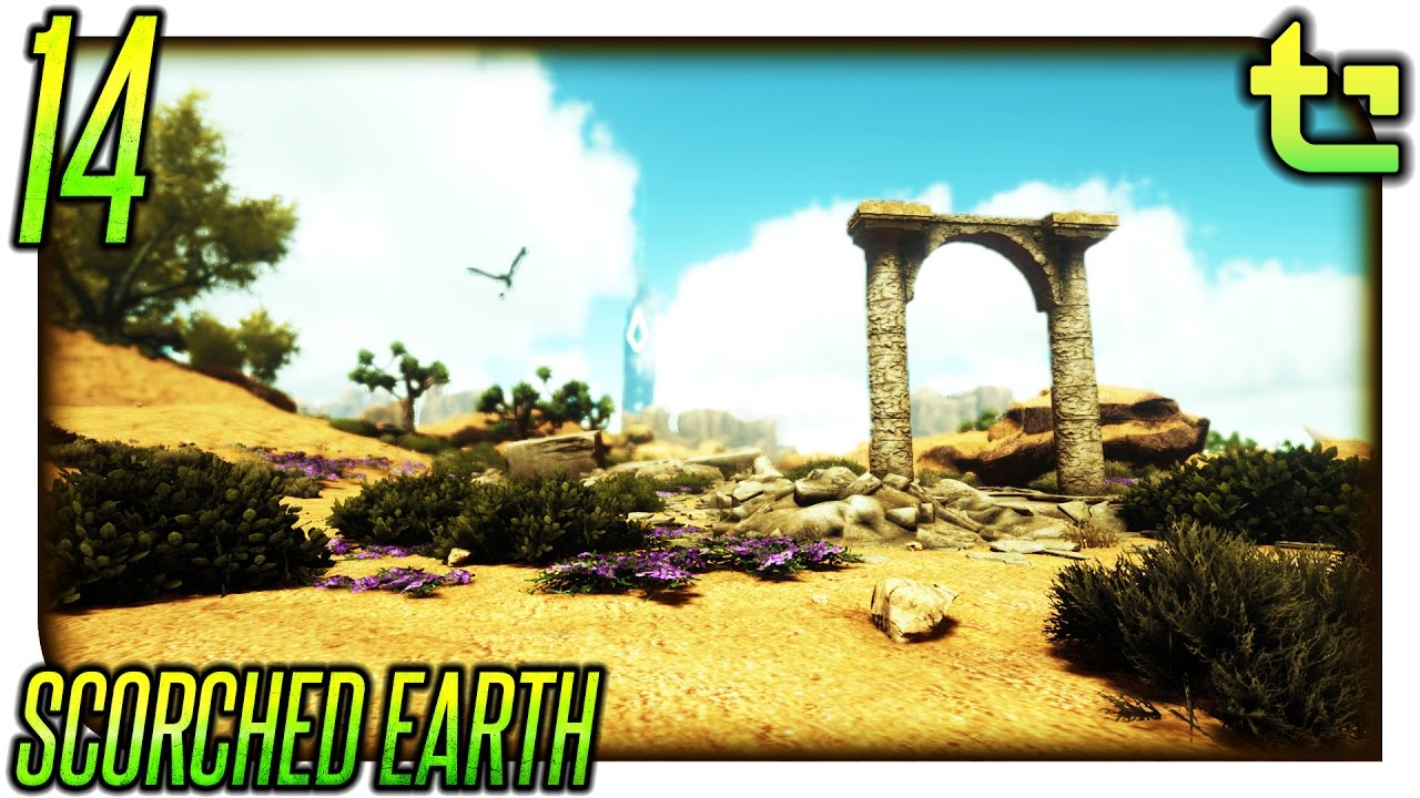 Ark Scorched Earth || E14 - Building The Crafting Area || TimmyCarbine ...