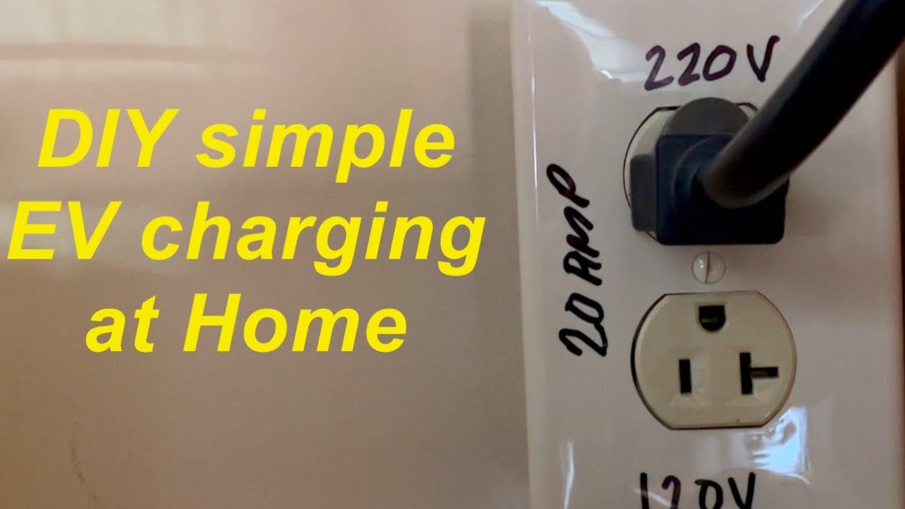 DIY #EV Inexpensive Charging At Home - YouTube