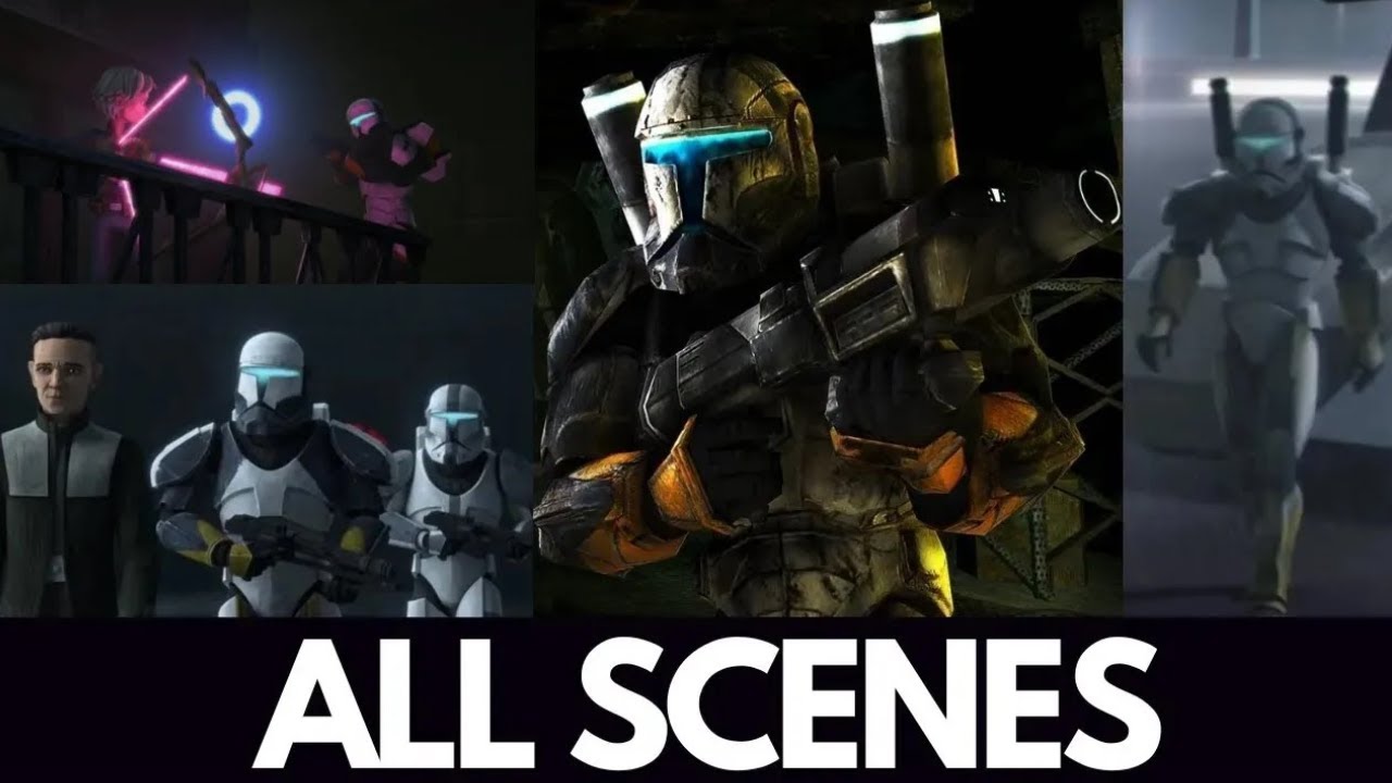 Scorch (RC-1262) all scenes (Clone Wars, Bad Batch) - YouTube