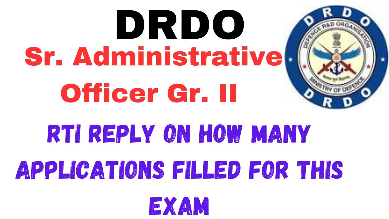 RTI reply by UPSC on Total No. of Applications | Senior Administrative ...