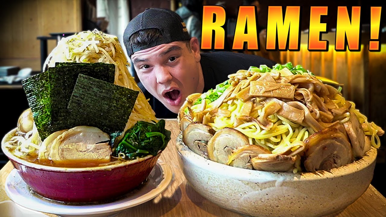 ATTEMPTING TO TAKE DOWN NYC'S BIGGEST RAMEN CHALLENGE! - YouTube