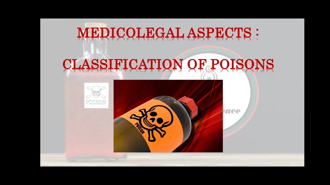 Comprehensive Exploration of Poisons: A Detailed Classification Guide ...