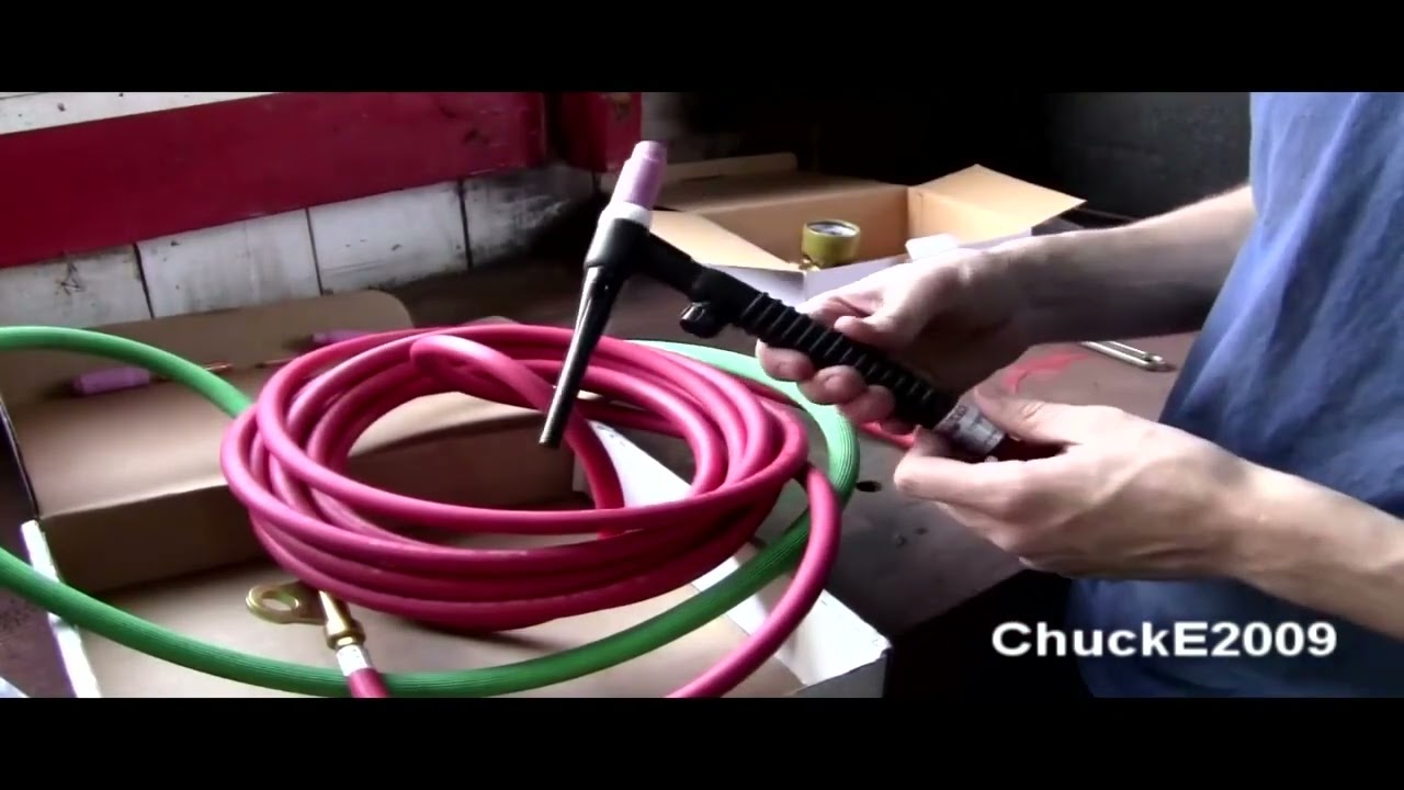 Low Cost TIG WELDING With SCRATCH START SETUP - YouTube