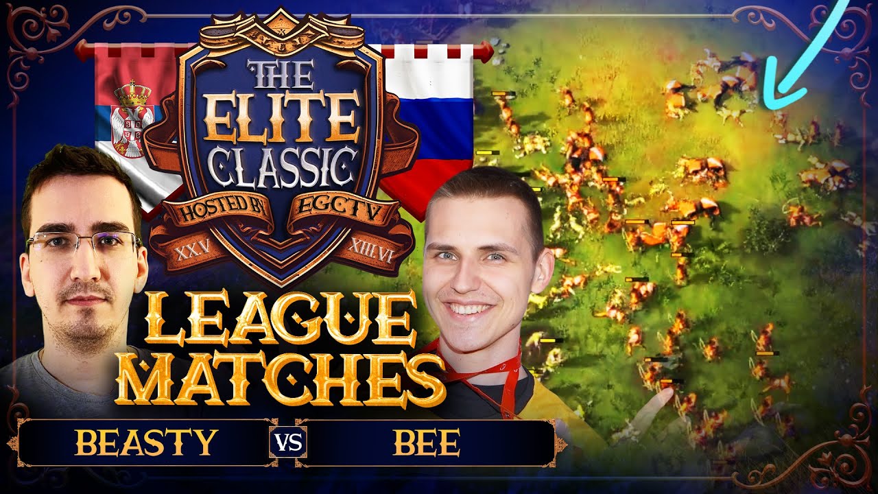 The Elite Classic: Beasty vs 3D!Bee, Round Robin Bo3 | Age Of Empires 4 ...