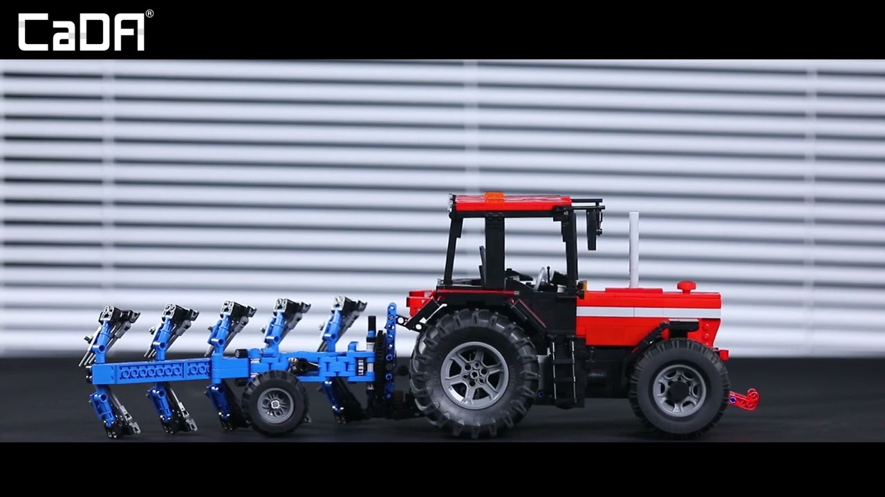 KLOCKI CADA MASTER TRAKTOR C61052W RC - YouTube