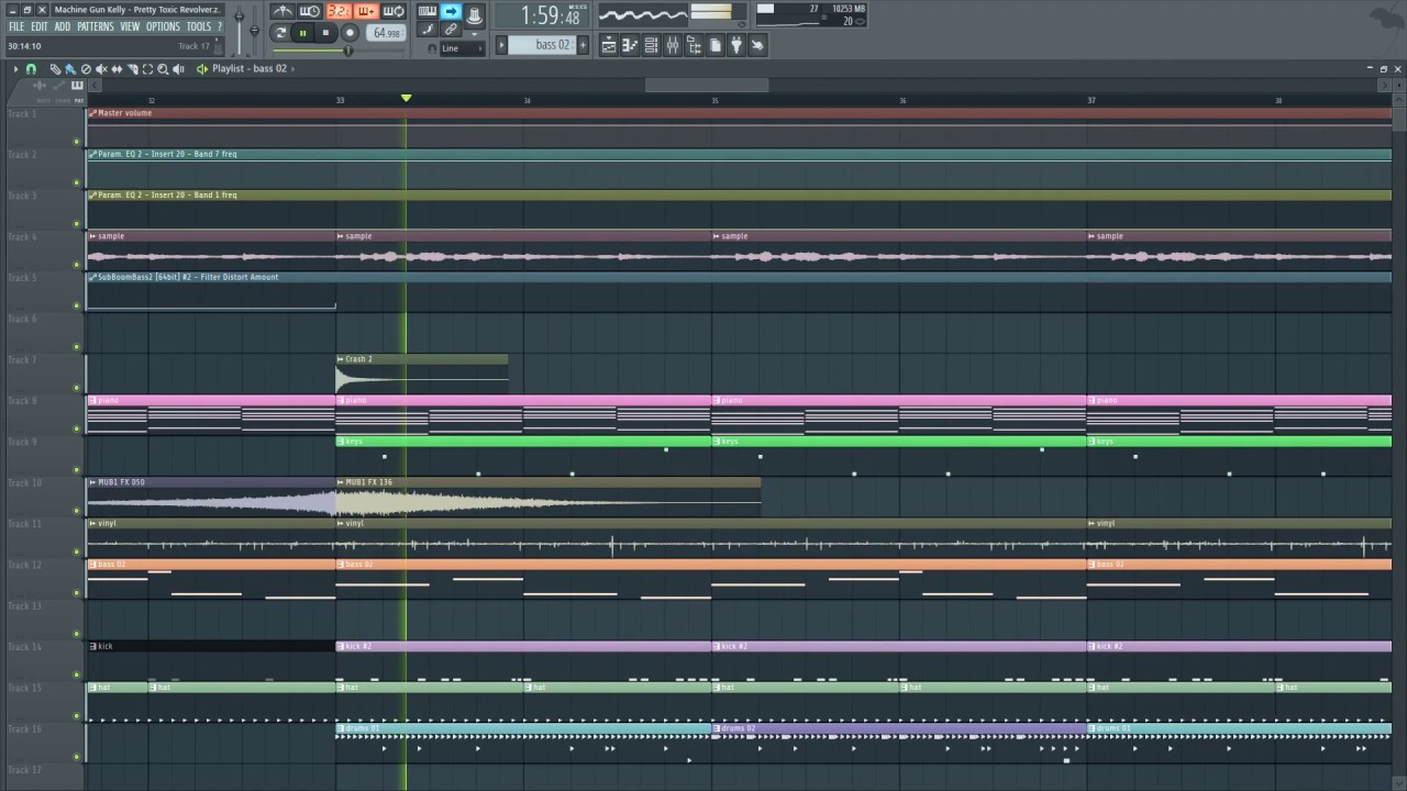 Machine Gun Kelly - Pretty Toxic Revolver (FL Studio Remake + Free FLP ...