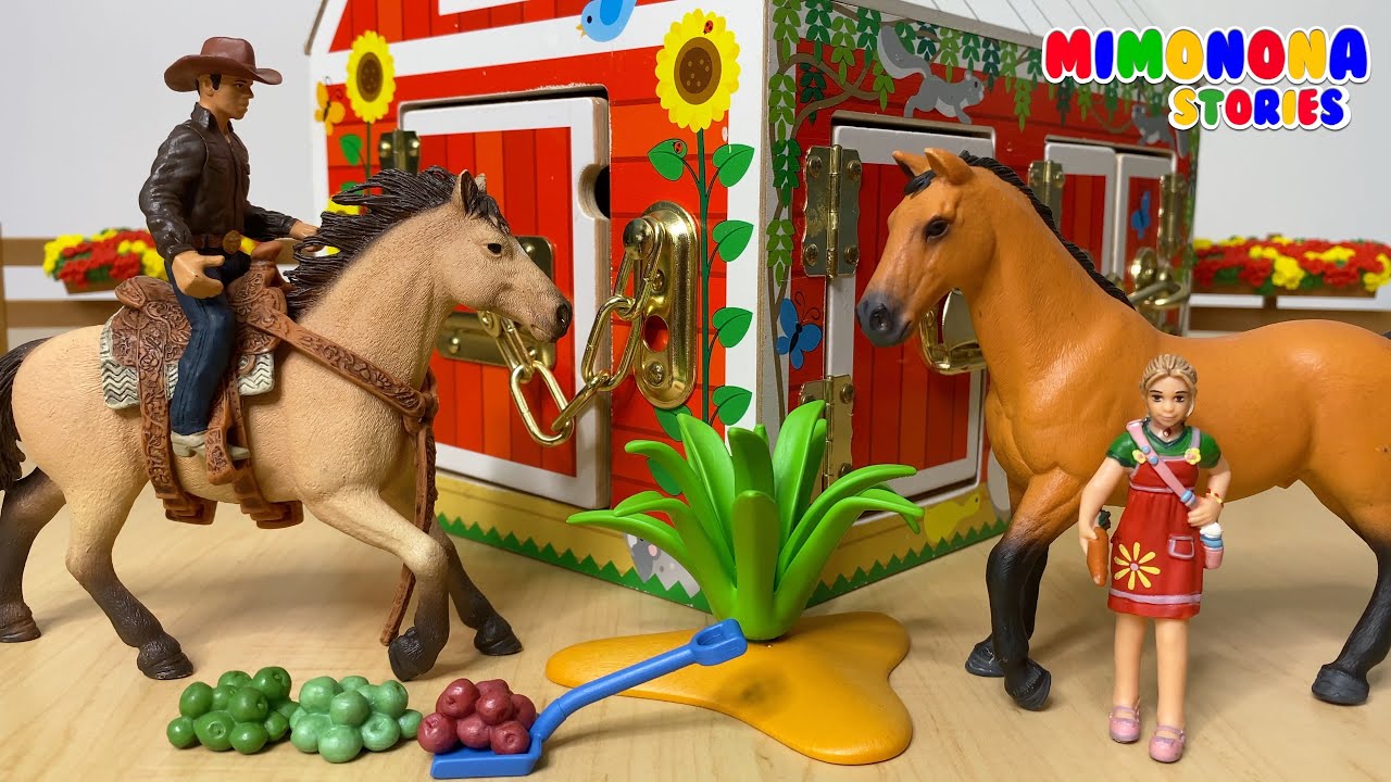 Caballos coloridos 🐴 Sonidos 🎵 Caballitos Potrillos Videos para niños y ...