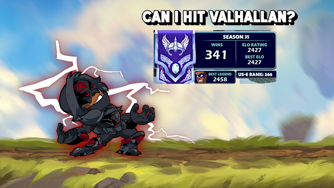 Grinding To Valhallan Live! - Brawlhalla - YouTube