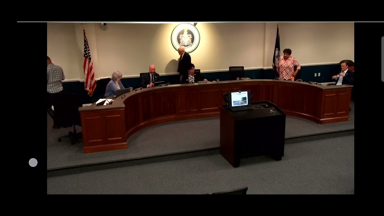 MAYOR never returns from her 5-minute recess. Just before the public ...
