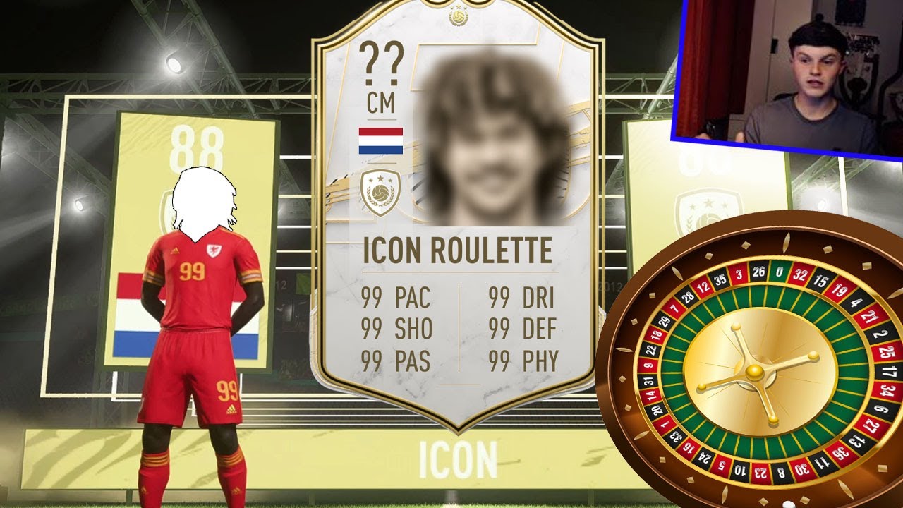 Opening my MID ICON PACK using a ROULETTE WHEEL went like this ...