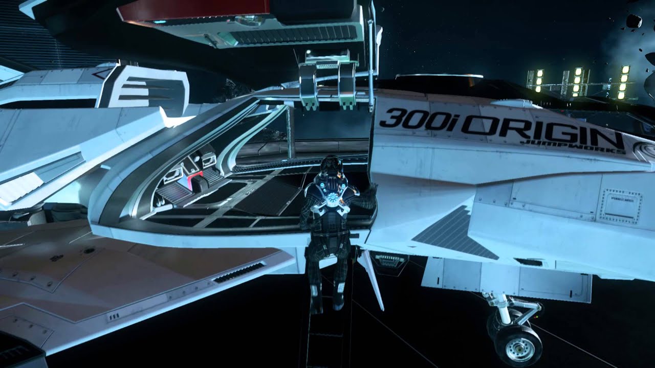 Star Citizen : Landing the 300i - YouTube