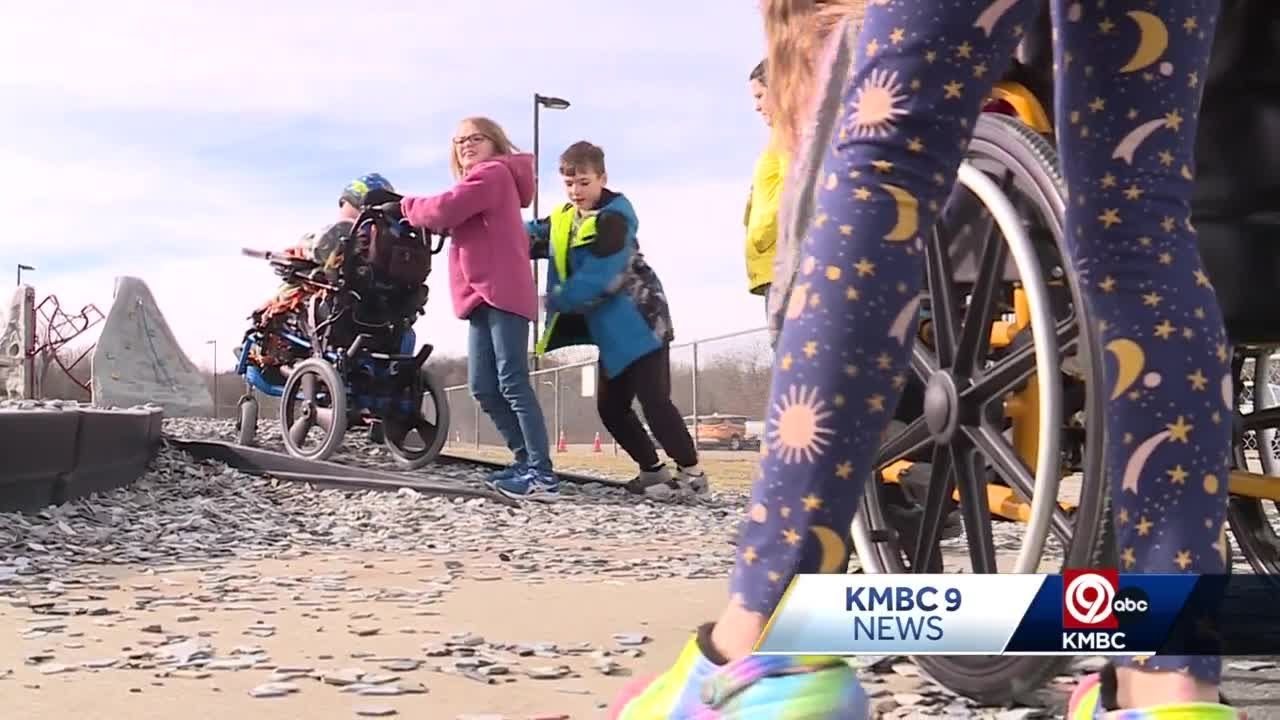 Third graders design inclusive playground for classmates - YouTube