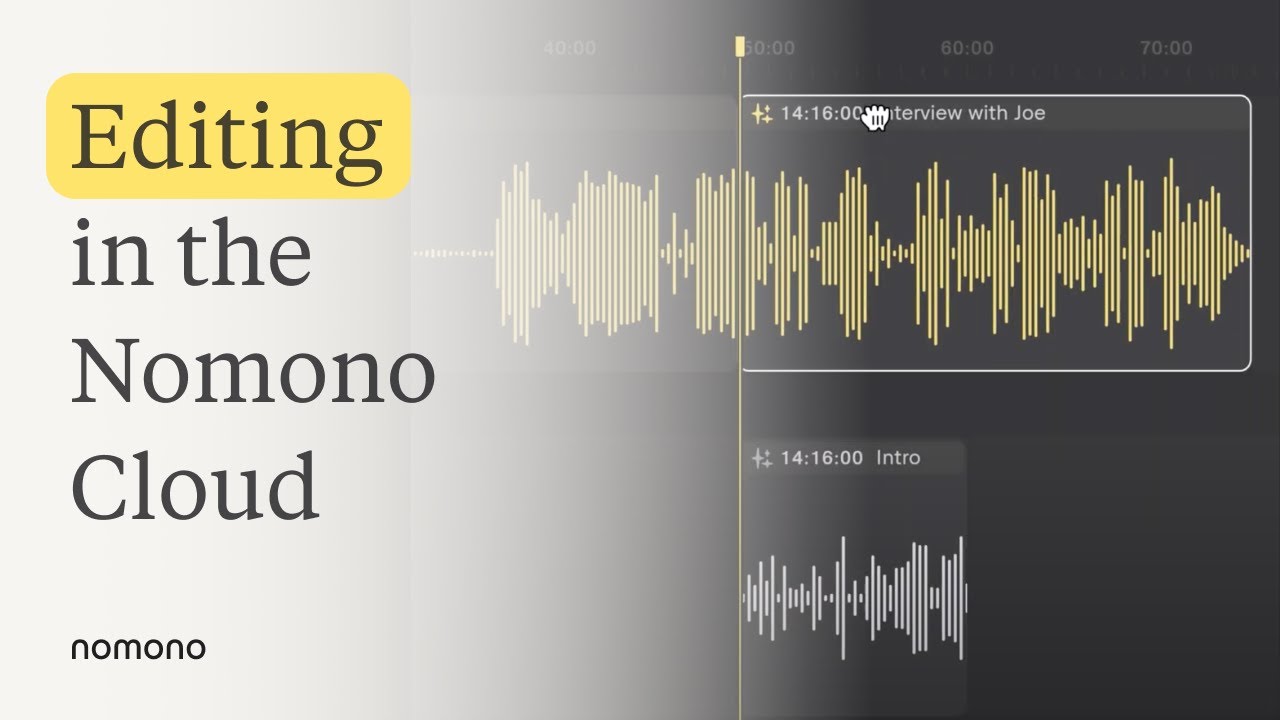 Editing In Nomono Cloud : Official Launch Trailer - YouTube
