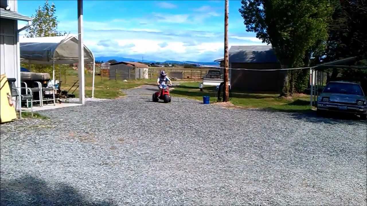 Honda Atc70 - 125m engine - YouTube