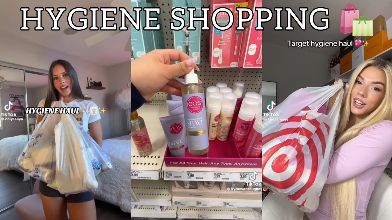 Hygiene Shopping Hauls 🛍 Tiktok Completion || #hygiene #shopping #haul ...