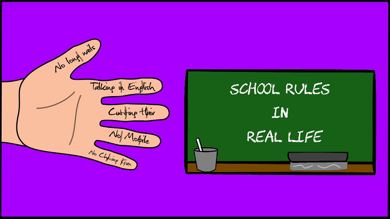SCHOOL RULES IN REAL LIFE - YouTube