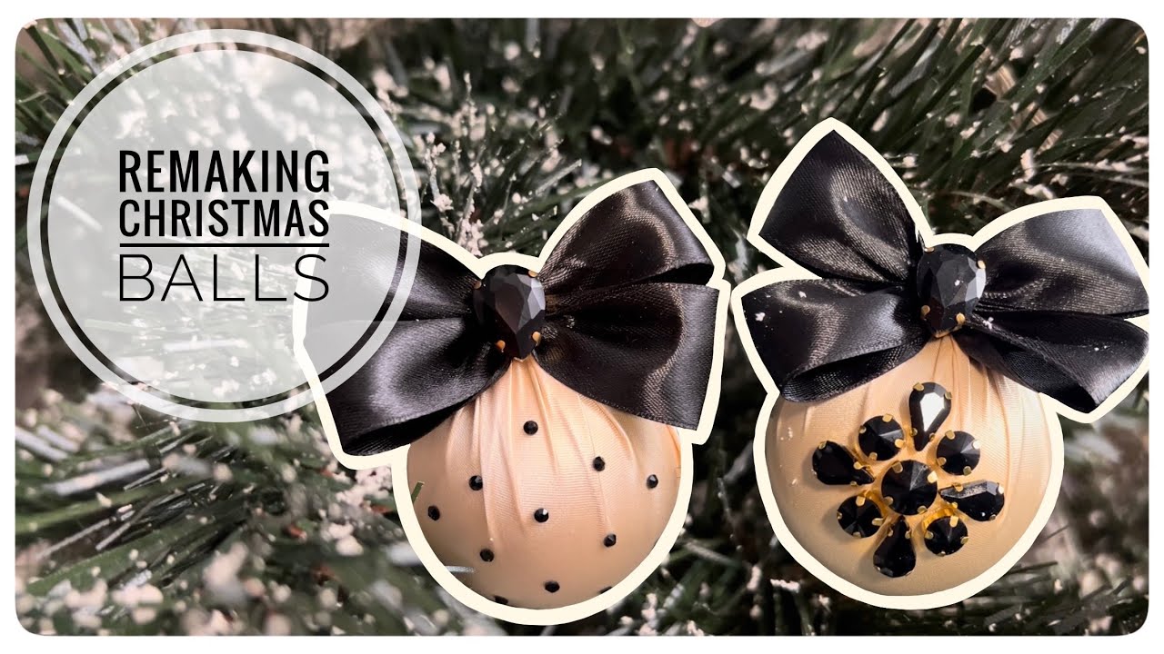 🎄 How To Make EXCLUSIVE Christmas Balls 🎄 - YouTube