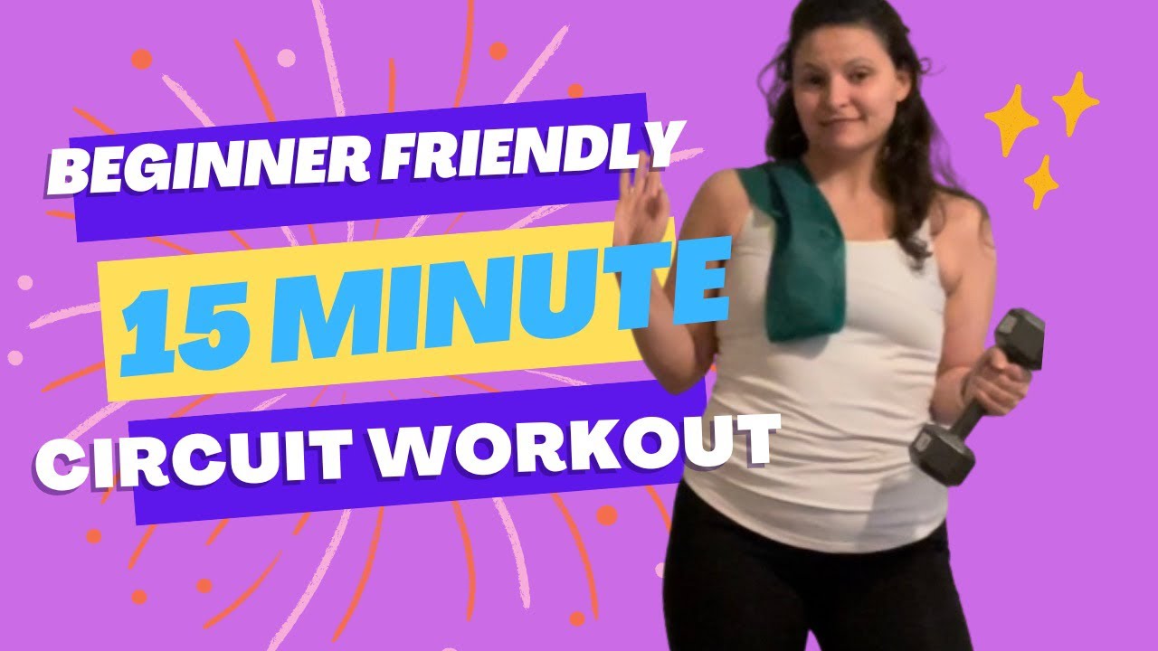 15-Minute AT HOME Beginner Workout | Great if you SIT All Day - YouTube
