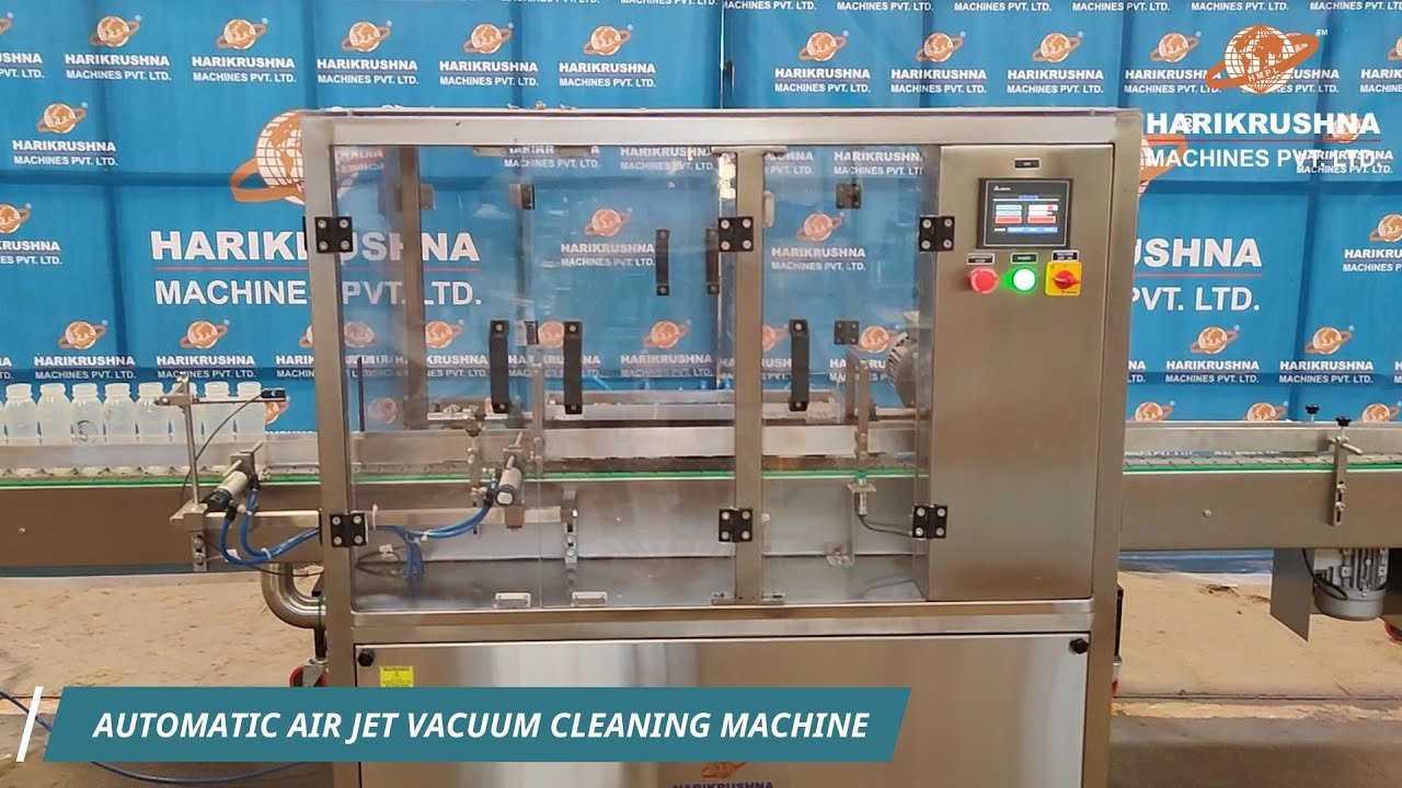 Automatic Air Jet Vacuum Cleaning Machine for Milk PP Bottles Packaging ...