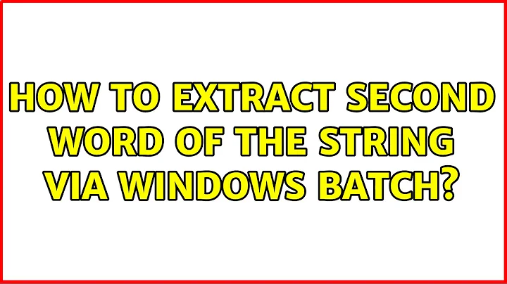Solved How To Extract Second Word Of The String Via 9to5Answer solved-how-to-extract-second-word-of-the-string-via-9to5answer