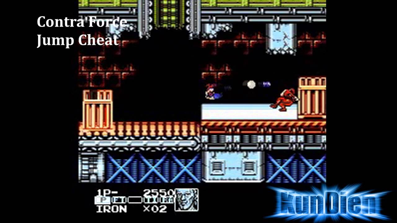 [KunDien] NES Contra Force Jumping Cheat - YouTube