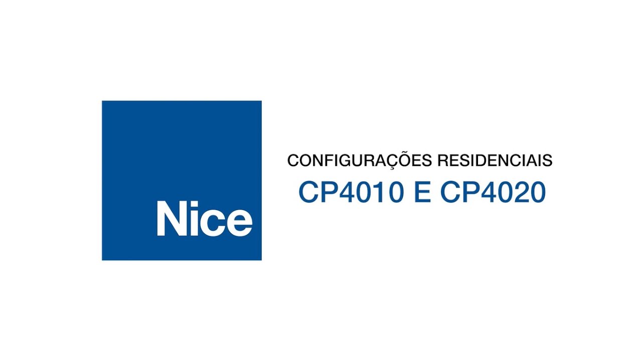 Tutoriais | Automação | Configurações residenciais CP4010 e CP4020 ...
