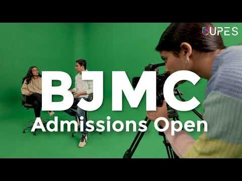 BA in Journalism & Mass Communication (BJMC) Admissions Open - Enroll Now | UPES - YouTube